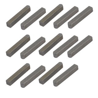 25mmx4mmx4mm Carbon Steel Key Stock Keystock Gray 14pcs - Bed Bath ...