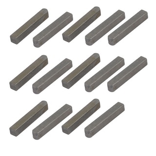 25mmx4mmx4mm Carbon Steel Key Stock Keystock Gray 14pcs - Bed Bath ...