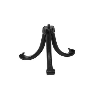 Achla Designs Small Threaded Tabletop Tripod Stand, 5 Inch Tall, Black ...