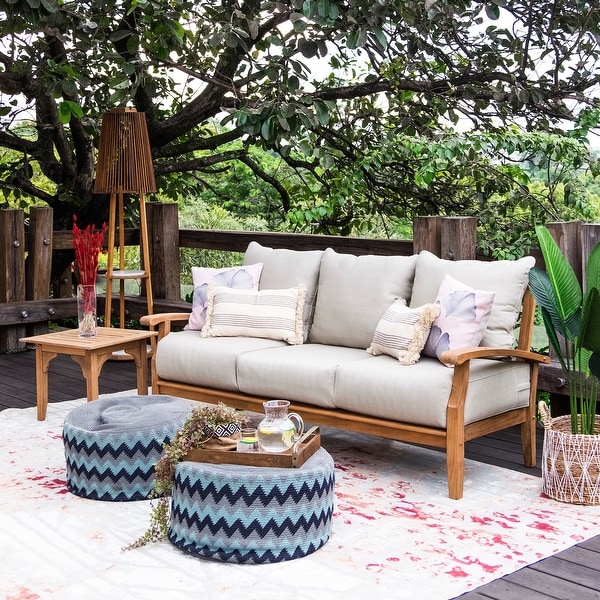 Cambridge Casual Leon Teak Patio Coffee Table - Bed Bath & Beyond ...