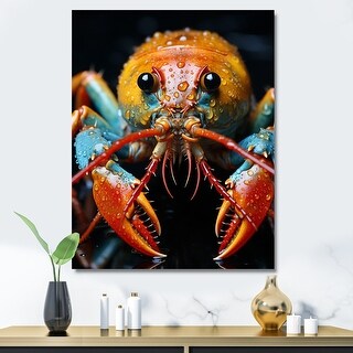 Designart "Animal Crayfish I" Crayfish Canvas Wall Art - Bed Bath ...
