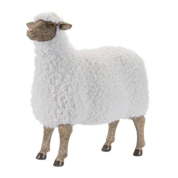 Furry Sheep Statue 23"L - Bed Bath & Beyond - 42961154