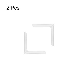 Window Corner Edge Protectors, 2Pack Mini Lace Style 70mmX9mm Silver ...
