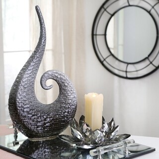 Ceramic 16" Table Top Decor,gray 15.5"H - 9.0" x 3.25" x 15.5" - Bed ...