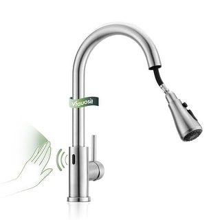 Touchless Kitchen Faucet, Kitchen Sink Faucet with Pull Down Sprayer ...