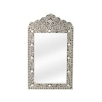 Vivienne Bone Inlay Wall Mirror - On Sale - Bed Bath & Beyond - 12027415