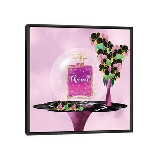 iCanvas "Azina Dark Pink Perfume Bottle & Orchids" by Pomaikai Barron ...
