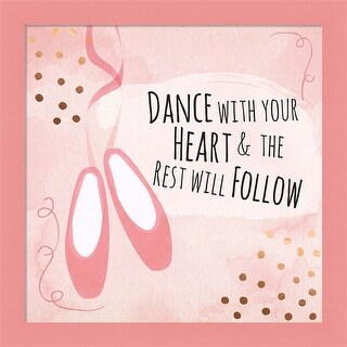 ND Art & Design 'Dance with Your Heart' Framed Art - Bed Bath & Beyond ...