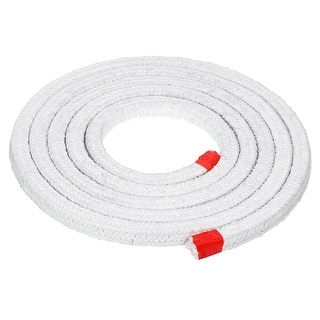 13.12ft x 0.75 inch Ceramic Fiber Rope Square Braided Rope Gasket Seal ...