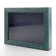 Rustic Blue 9x12 Wood Shadow Box with Navy Acid-Free Backing - With 5/8 ...