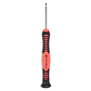 2.0mm Precision Slotted Screwdriver Swivel Lid Non-slip Handle - Black ...