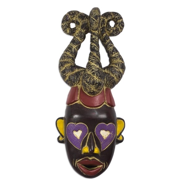 Novica Handmade Eyes Of Love African Wood Mask - Bed Bath & Beyond ...
