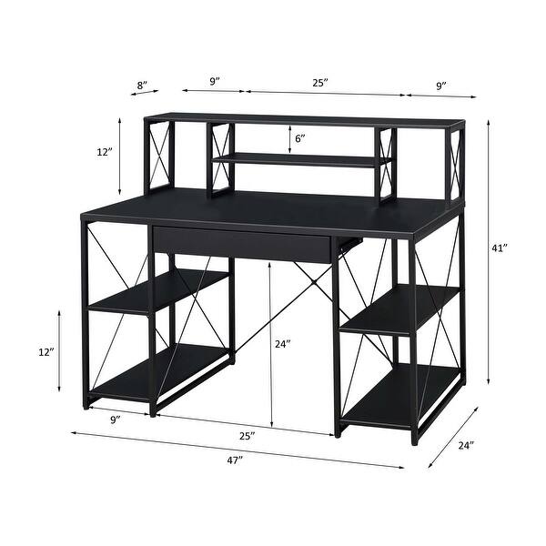 Multifunctional computer desk with storage rack - Bed Bath & Beyond ...