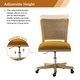 Calcutta Modern Rattan Back Task Chair with Solid Wood Legs by HULALA ...