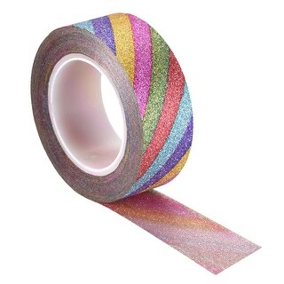 Glitter Tape, Decorative Craft Tape Self Adhesive Stick 1.5cmx10m ...
