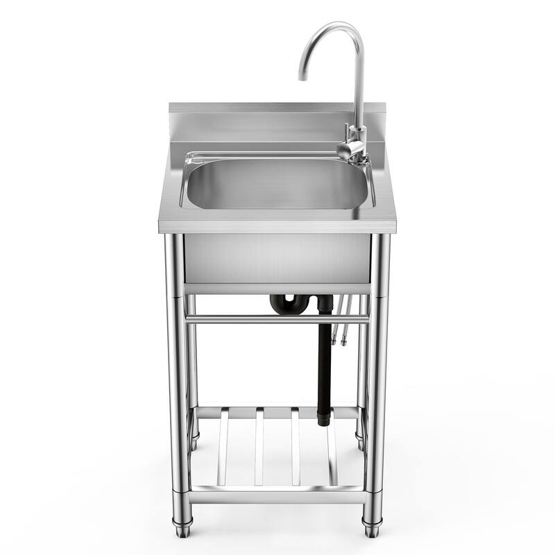 Kitchen Utility Sink Stainless Steel Commercial Restaurant Sinks Free ...