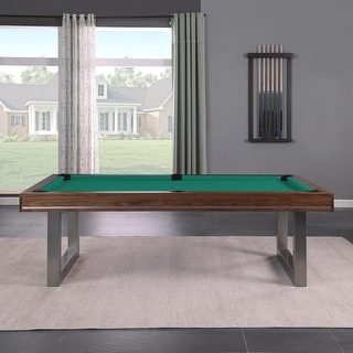 Walnut Harmony 7ft Billiard Slate Pool Table with Dining Top - Bed Bath ...