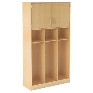 Tall Triple Locker Storage Unit - 84" High Secure Locker - 45" Wide x ...
