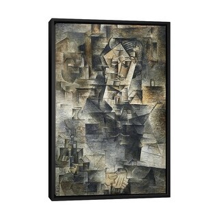 iCanvas "Portrait of Daniel-Henry Kahnweiler" by Pablo Picasso Framed ...