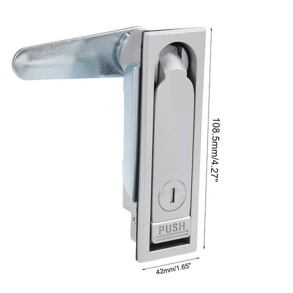 Electric Cabinet Panel Cam Lock Push Type Door Lock w Keys 713 - 108.5 ...