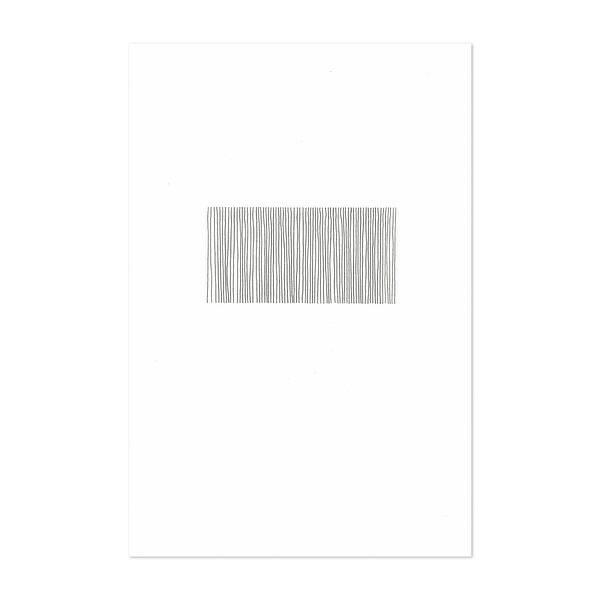 copse Line Drawings Abstract Minimal Art Print/Poster - Bed Bath ...