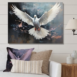 Designart "Minimalism Blue Dove III" Dovewall Art - Bed Bath & Beyond ...