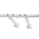 Utopia Alley Rustproof Wall Mounted Aluminum Hoop Shower Rod With ...