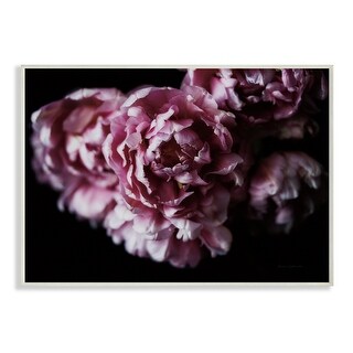 Stupell Withered Pink Bouquet Up Close Minimal Photograph Wood Wall Art ...