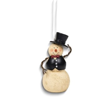 Curata Mr. Snowman Tipping Hat Resin Ornament - Bed Bath & Beyond ...