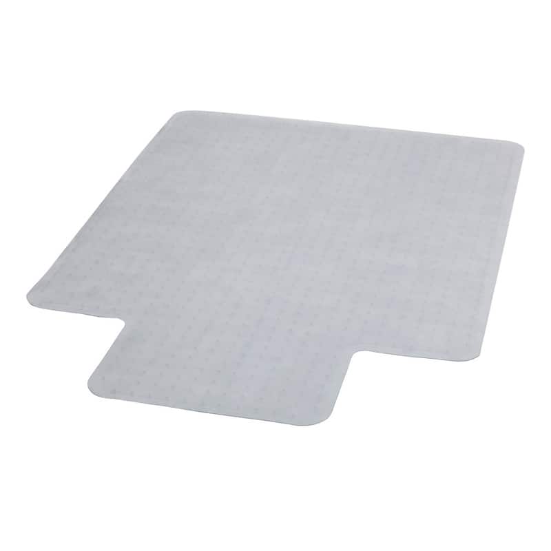 45" x 53" Carpet Chair Mat with Scuff and Slip Resistant Textured Top ...