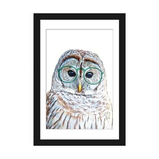 iCanvas "Color Owl With Green Glasses" by Printable Lisa's Pets - Bed ...