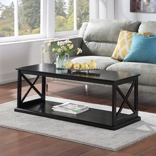 Convenience Concepts Coventry Coffee Table with Shelf - Bed Bath ...
