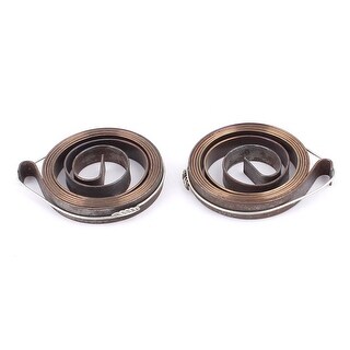 2pcs 34x6mm Drill Press Quill Feed Return Coil Spindle Spring Assembly ...
