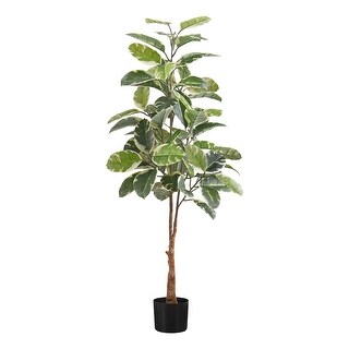 Artificial Plant, 52" Tall, Rubber Tree, Indoor, Faux, Fake, Floor ...