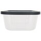 2-Pack 11.9 Cup Gray Plastic Food Storage Containers with Stackable ...