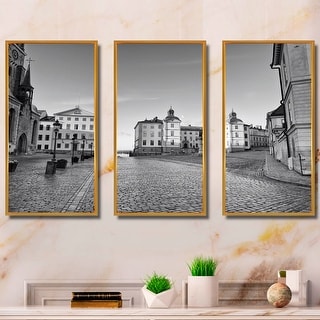 Designart "City View Of Stockholm Sweden" Colonial Framed Wall Art Set ...