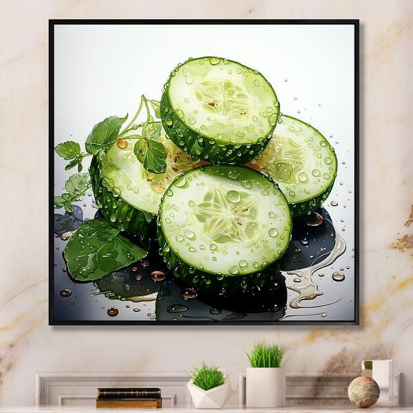 vegetable framed art