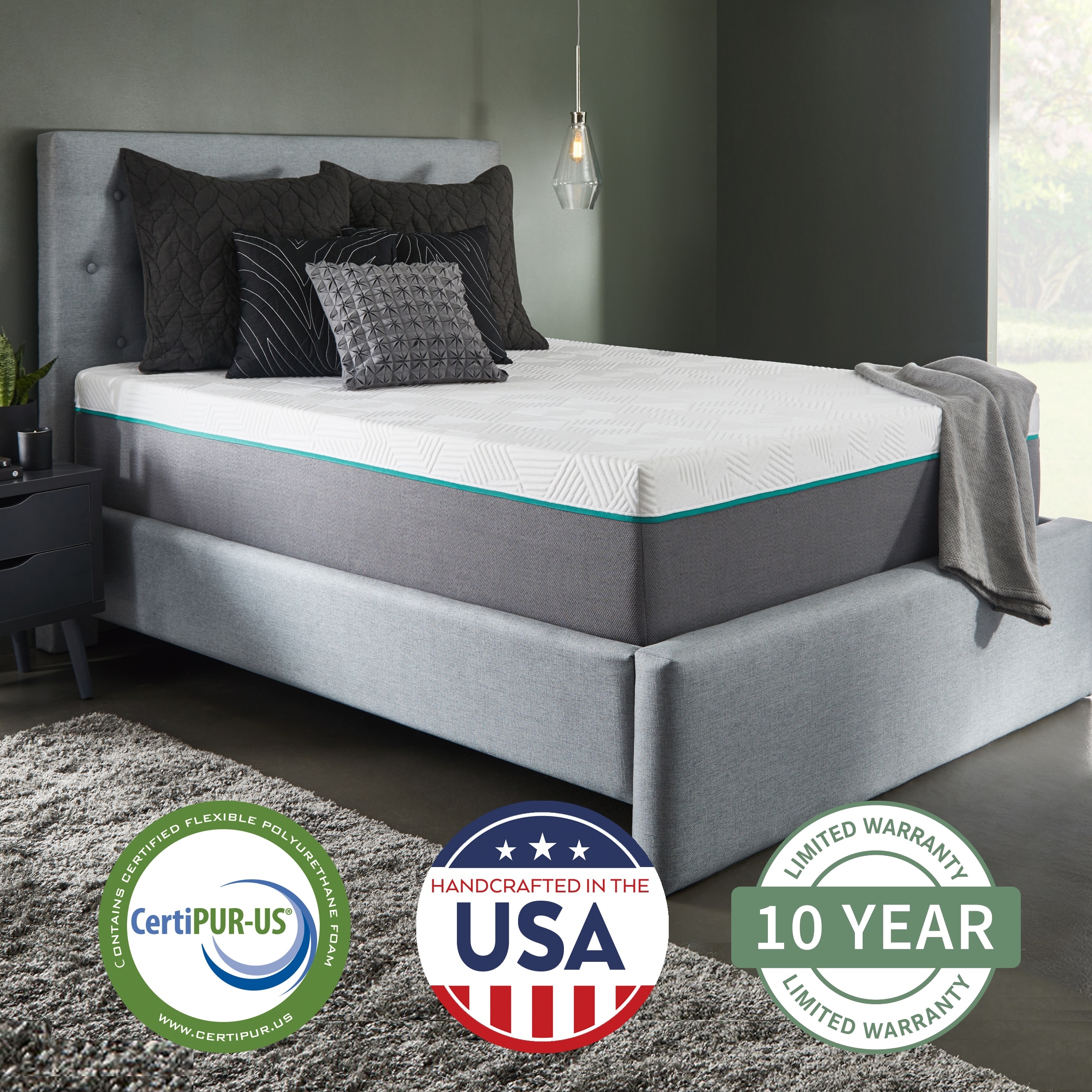 Renue 12 Inch Gel Memory Foam and Innerspring Hybrid Mattress