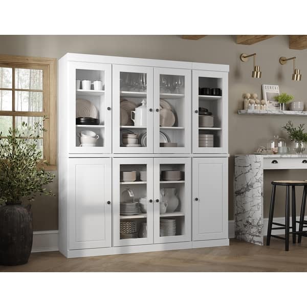 100% Solid Wood 65" Kitchen China Pantry Buffet by Palace Imports - 65 ...