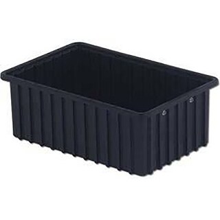 LEWISBins ESD-Safe Divider Box, 16-1/2"L x 10-29/32"W x 6"H, Lot of 8 ...