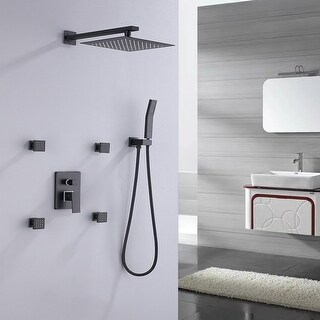 Pressure Balanced Complete Shower System with Rough-in Valve - Bed Bath ...