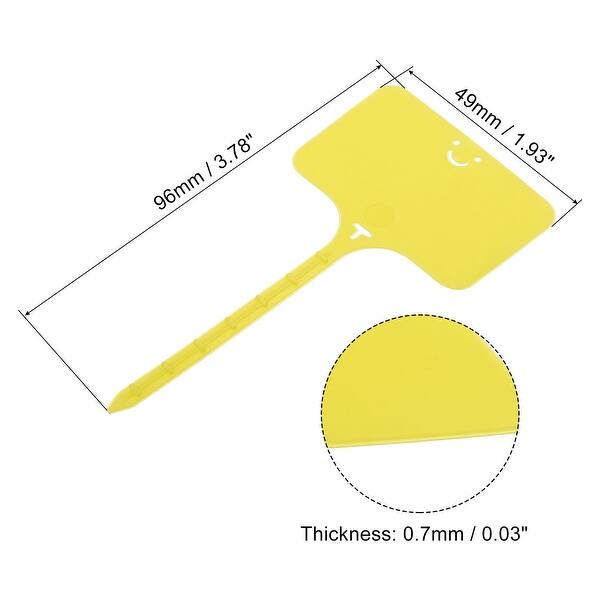 Plant Labels PP Hanging Stick Type Marker Tags for Indoor Garden - Bed ...