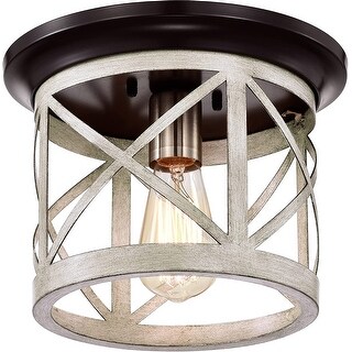 Farmhouse flush mount light farmhouse cage drum ceiling lamp - Bed Bath ...