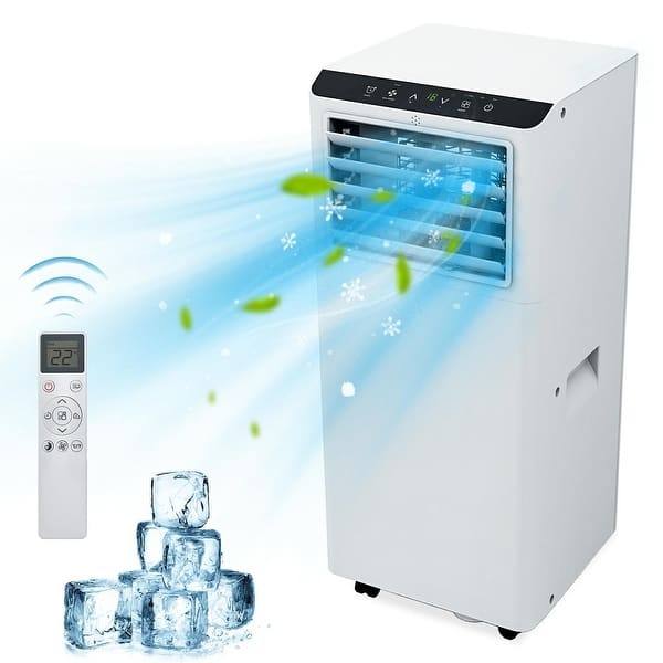 8000 Btus Air Conditioner with Cooling, Dehumidifier, Fan & Sleep Modes ...