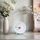 Gorgeous Mechanical Alarm Clock, Rhinestone Inlay, Non-Tick, Perfect ...