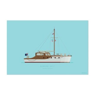 Dunkirk Moonstone Sailing Boat Digital Boats Art Print/Poster - Bed ...