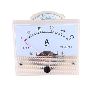 Class 2.5 Accuracy Rectangle Shaped Analog Ammeter AC 0-50A - AC 0-50A ...