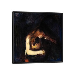 iCanvas "The Vampire (Love and Pain), 1894" by Edvard Munch Framed ...