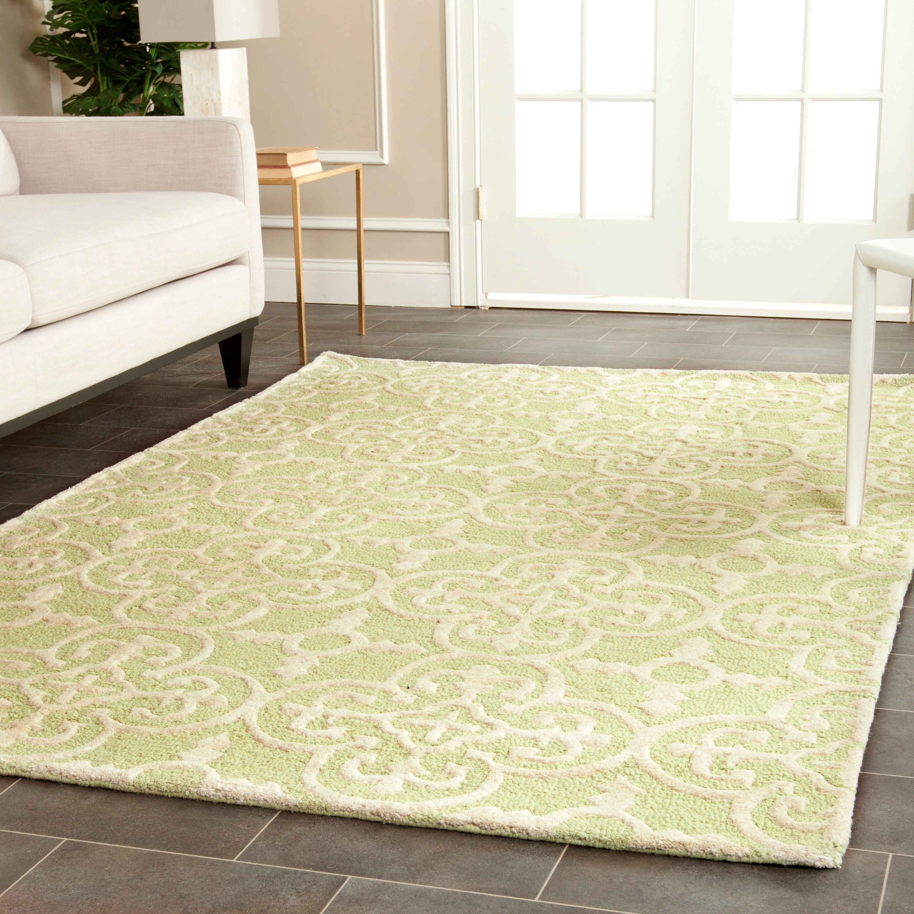 Safavieh Handmade Cambridge Moroccan Light Green Wool Rug (2'6 x 8 ...