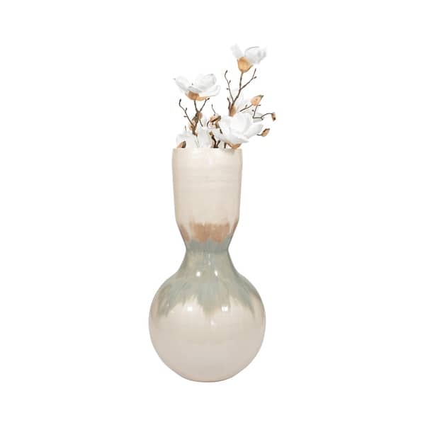 Sagebrook Home Metal Pearl Ombre Novelty Bulbous Vase - On Sale - Bed ...
